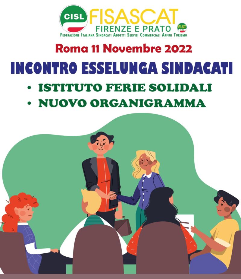 INCONTRO ESSELUNGA SINDACATI - Fisascat Firenze e Prato